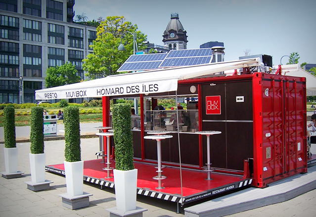 L'utilisation des conteneurs à Montréal